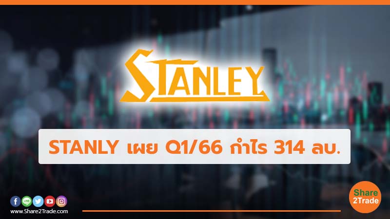 STANLY เผย Q1/66 กำไร 314 ลบ. | Share2Trade
